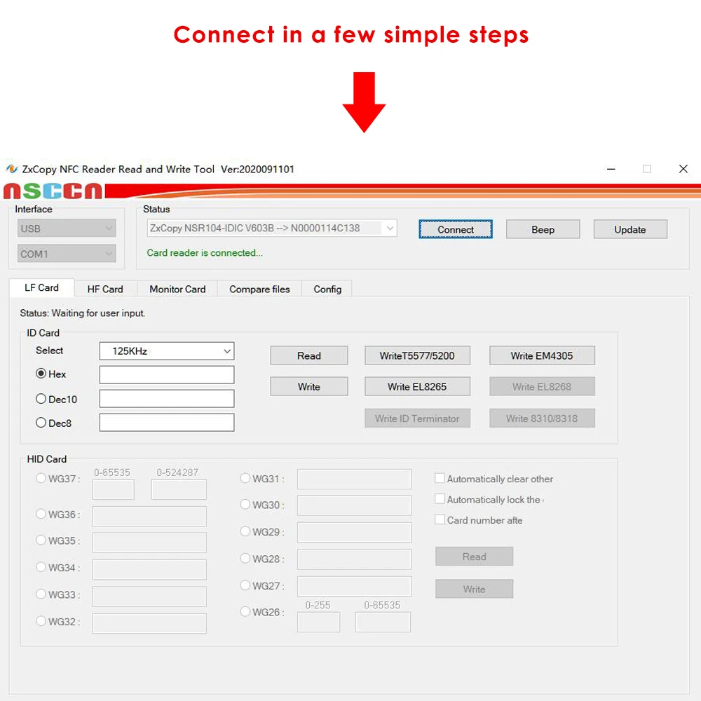 New English Version NFC PM6 Smart Card Key 125KHZ RFID with Full Decode ...