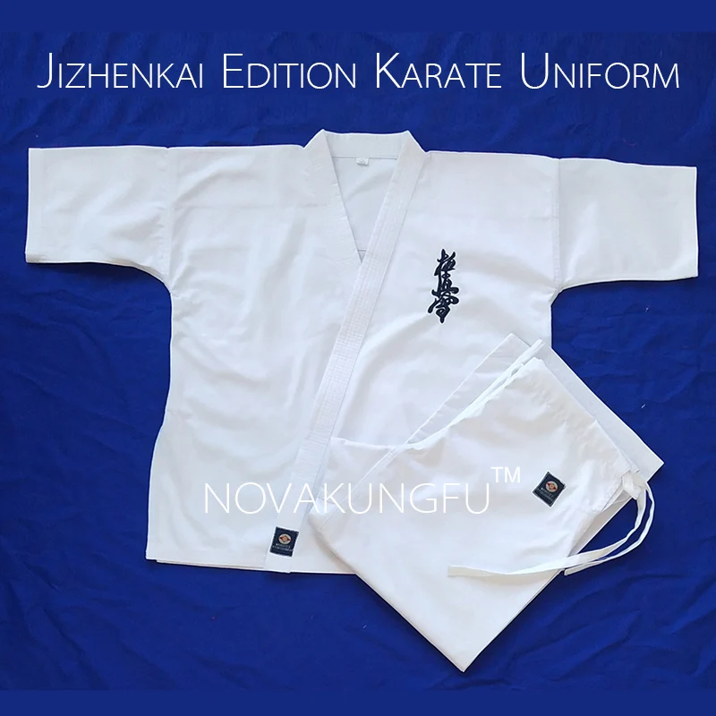 Karate-uniform-polyester-cotton-thick-cotton-canvas-training-suit ...