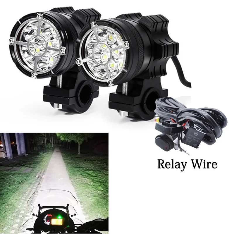 Led-motorcycle-headlight-6-9-beads-moto-led-lamps-For-BMW-R1200GS-F800 ...