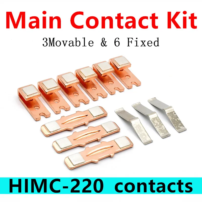 Himc-220 Ac Contactor Spare Parts Main Contact Kit Moving And ...