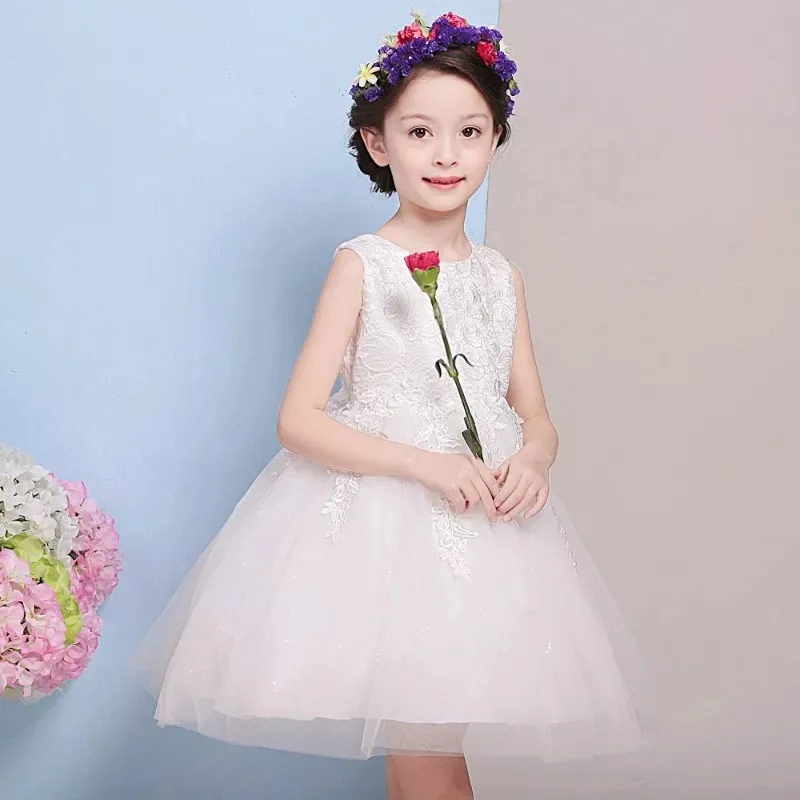 1 14T Toddler Girls Sequin Tank Dress Child Princess Bridal Costume ...