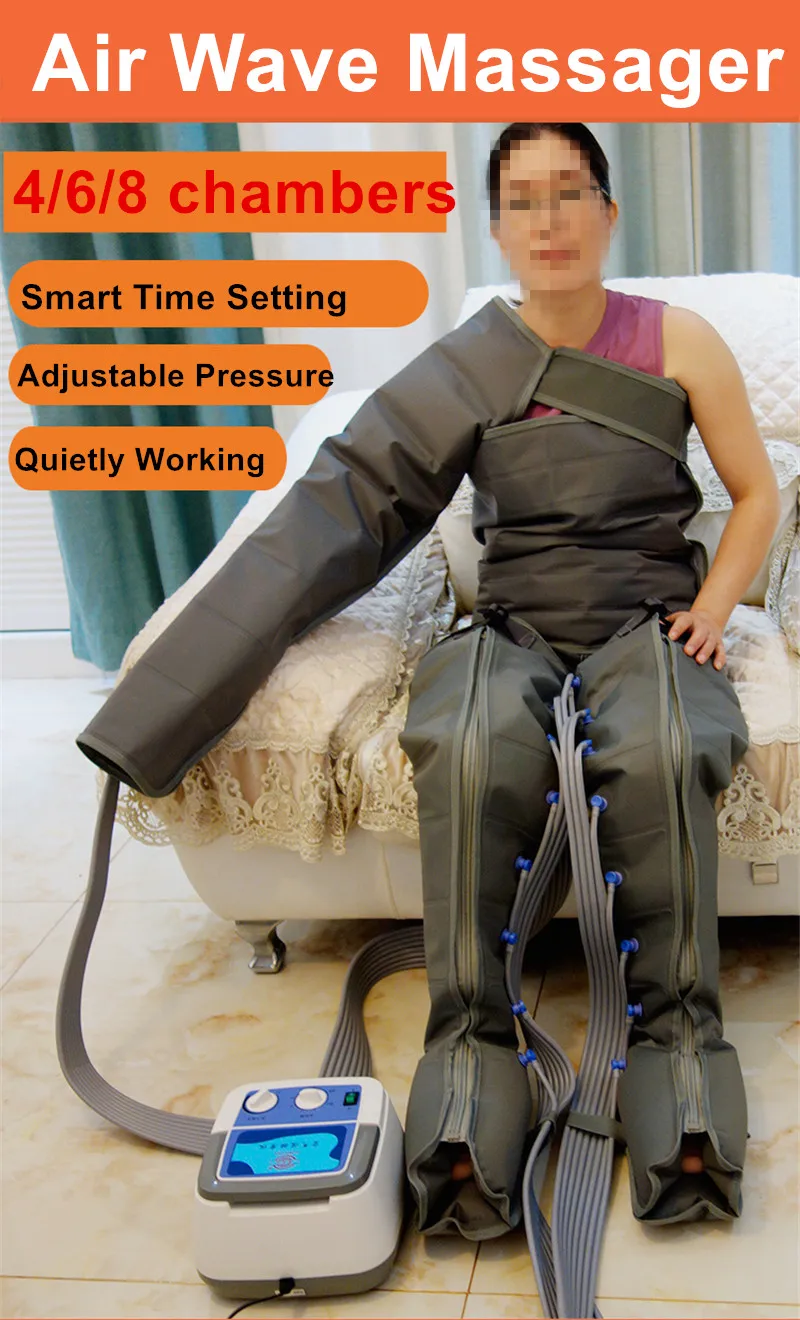 4-6-8-Chamber-Air-Wave-Pressure-Massager-Air-Pressure-Muscle-Leg-Arm ...