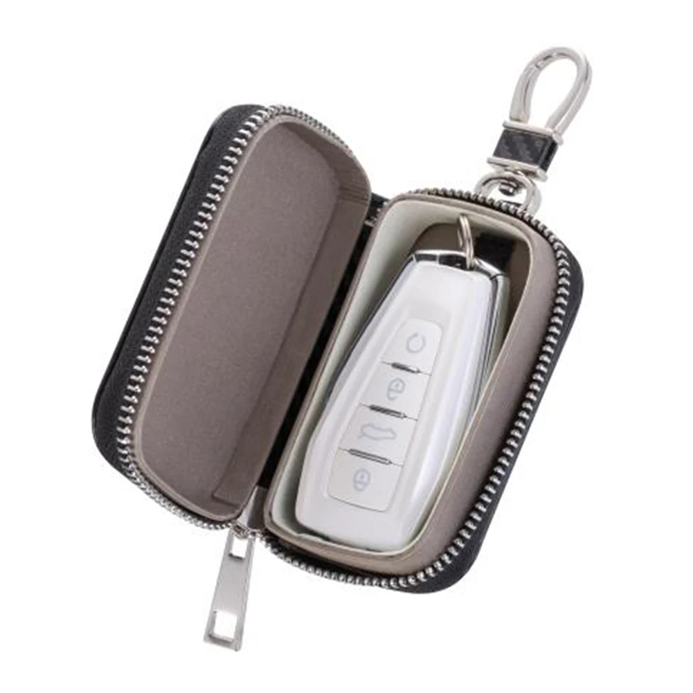 2021-Key-Fob-Faraday-Bag-RFID-Signal-Shielding-Zipper-Car-Key-Signal ...