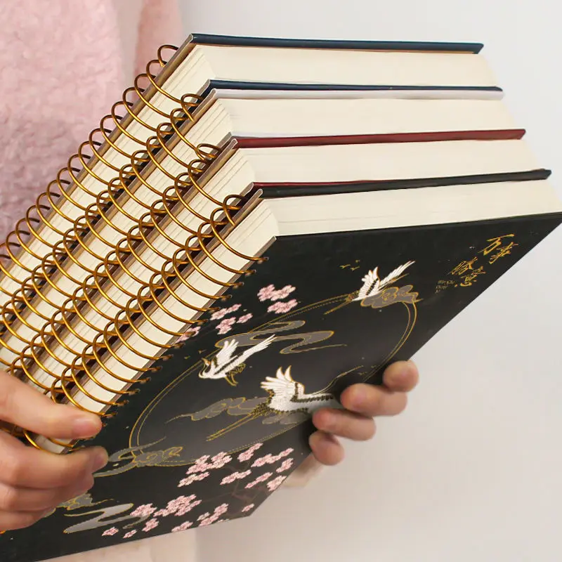 Stationery-Chinese-Style-Notebook-Ultra-Thick-Thickened-Vintage ...