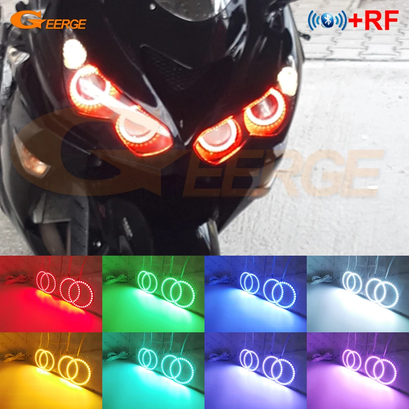 For Kawasaki NINJA ZX14R ZZR1400 2012 2018 RF remote Bluetooth ...