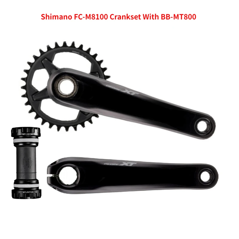 Shimano Xt M8100 12s Mtb Crankset Mountain Bike Fc M8100 1x12speed 170mm 175mm 32t 34t 36t Mt800 ...