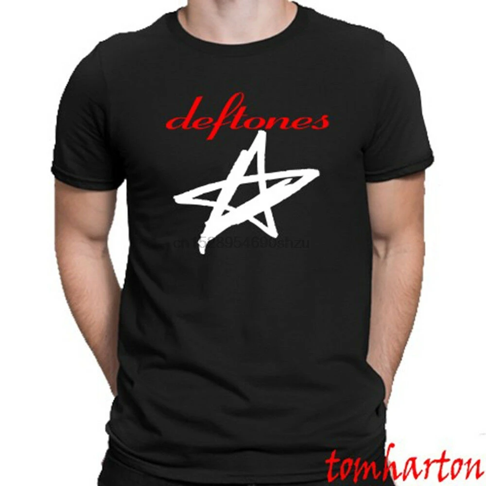 Deftones Star Logo Rock Band Mens Black T Shirt Size S M L XL 2XL 3XL ...