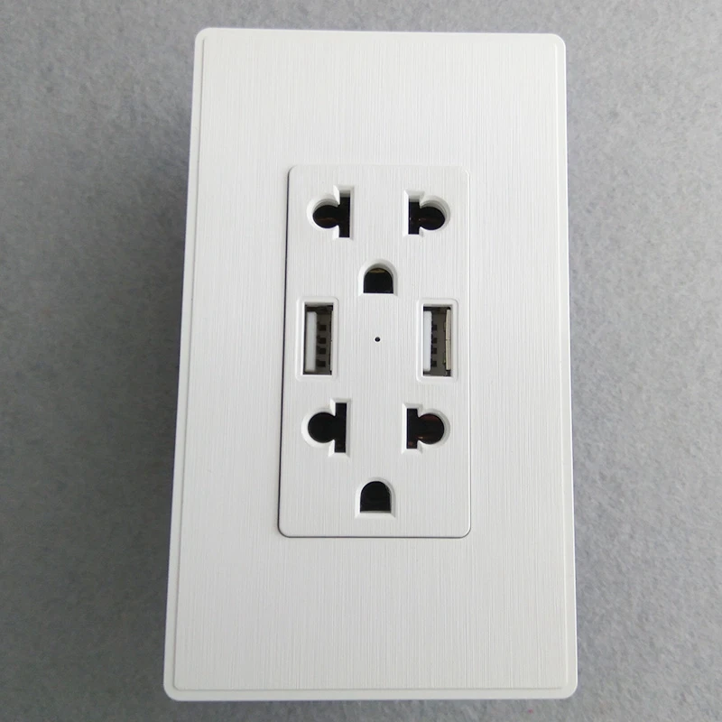 Wall Panel 15A Standard Double Wall Socket Socket Two-Position Socket ...