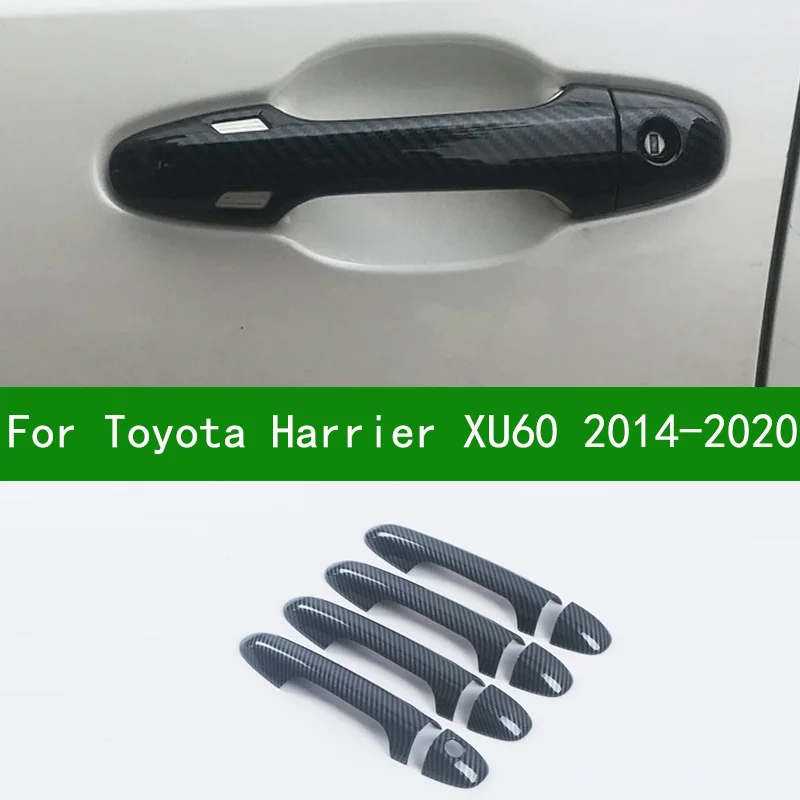 For-toyota-harrier-XU60-2014-2020-black-carbon-fiber-car-side-smart ...