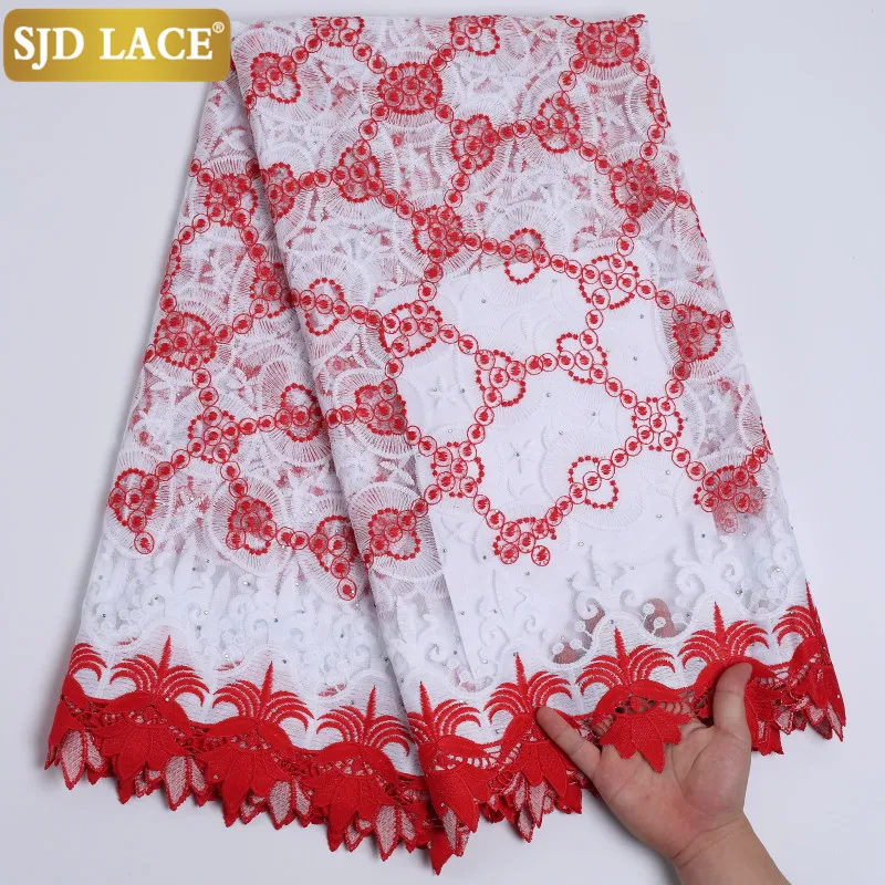 SJD LACE Clearance African Lace Fabric 2024 Latest Stones French Mesh ...