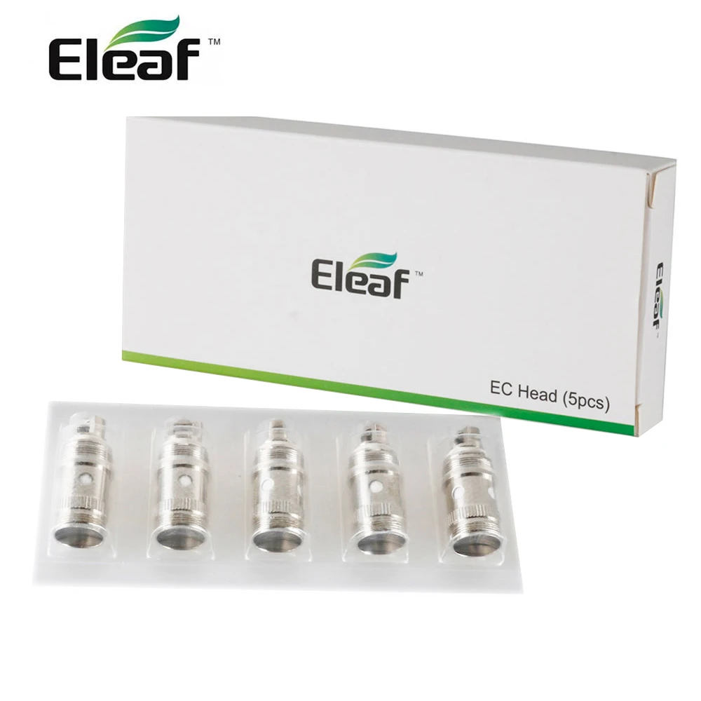 5pcs/lot Original Eleaf Ec Head Atomizer Coil 0.3ohm 0.5ohm Organic ...