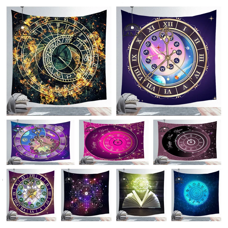 Magic Array Tapestry Medieval Europe Vintage Tarot Divination Tapestry ...