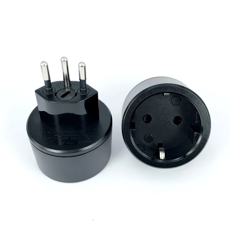 Eu De Germany Socket 3 Pin Swiss Plugs Adaptor Embedded Swiss Adapter ...