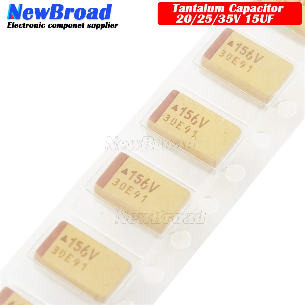 10PCS-NEW-SMD-Tantalum-Capacitor-15UF-20V-156D-3528-6032-7343-25V-156E ...