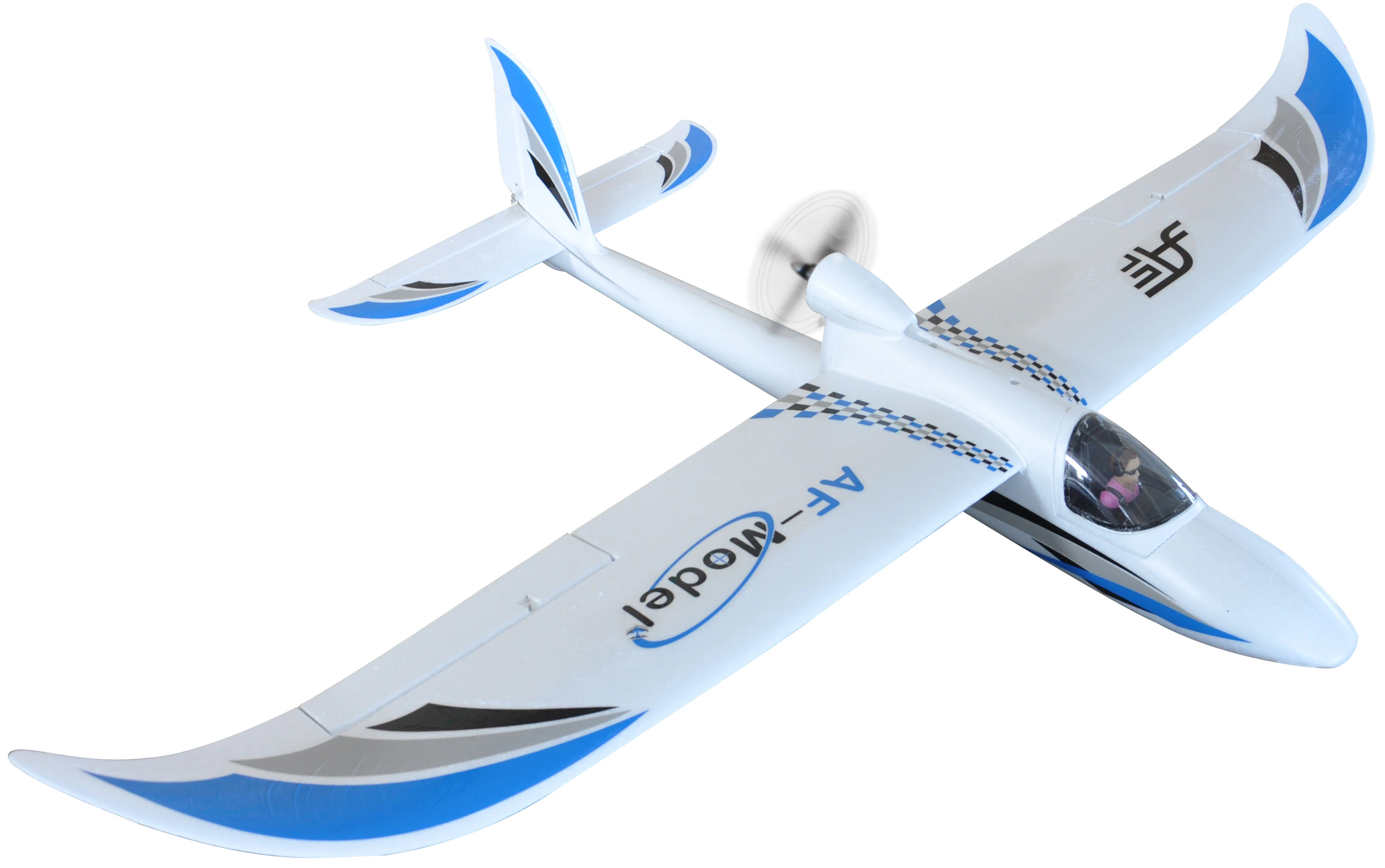 Af Model 1400mm Wingspan Sky Surfer X8 Propeller Fpv Rc Glider Trainer ...
