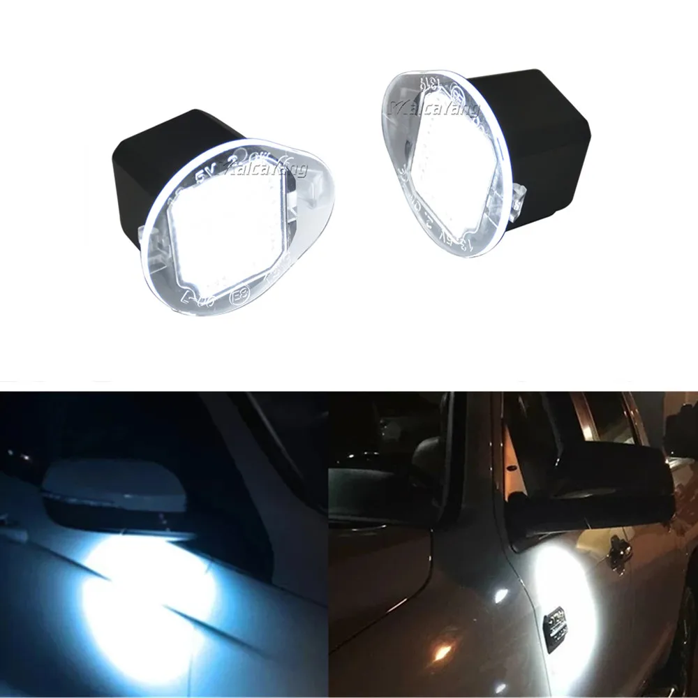 2x-LED-Side-Wing-Rearview-Mirror-Puddle-Light-Welcome-Courtesy-Lamp ...