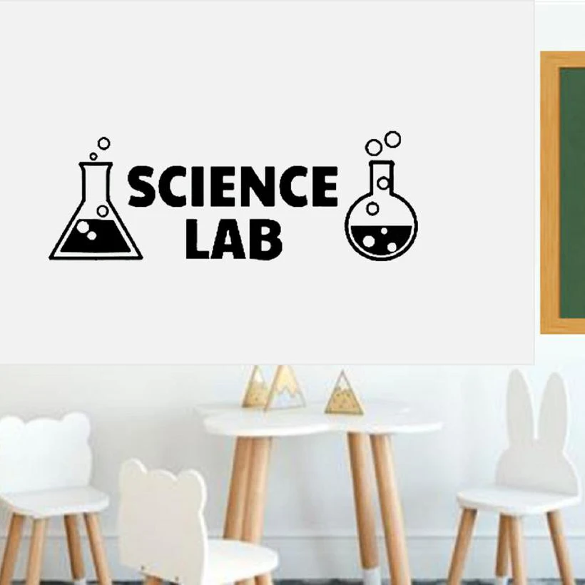 Science Lab Wall Decal Classroom School Wall Sticker Science Lab Decal ...