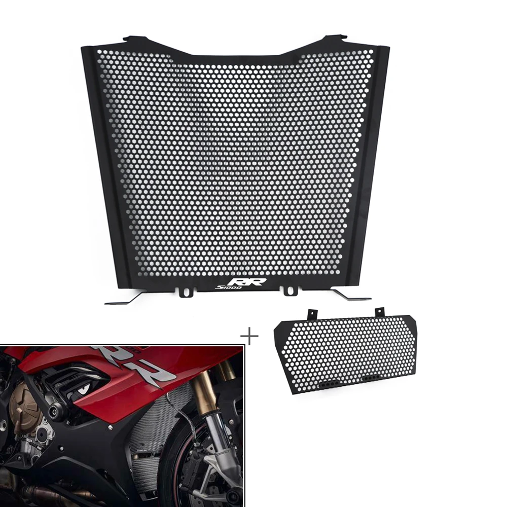 Motocicleta-CNC-Radiator-Grille-Guard-Cover-protetor-para-BMW-S1000RR ...