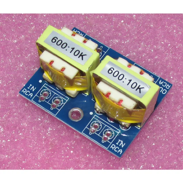 600: 10K Permalloy audio signal boost isolation transformer, 4 times ...