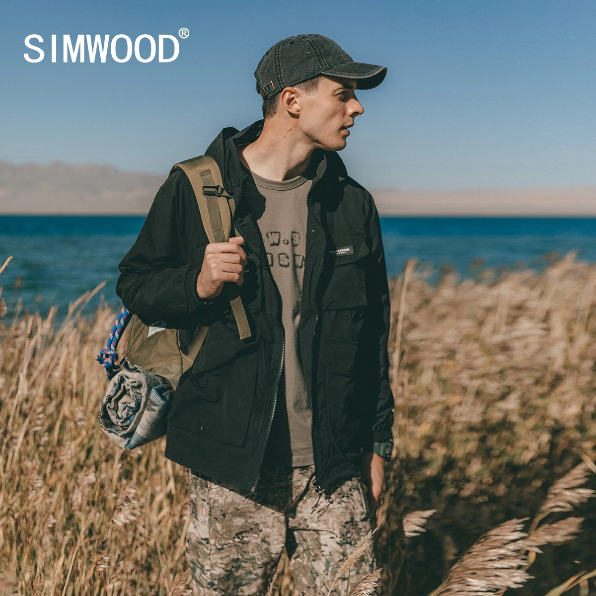 SIMWOOD 2022 Autumn New Oversize Military Jacket Men Tactical Army ...
