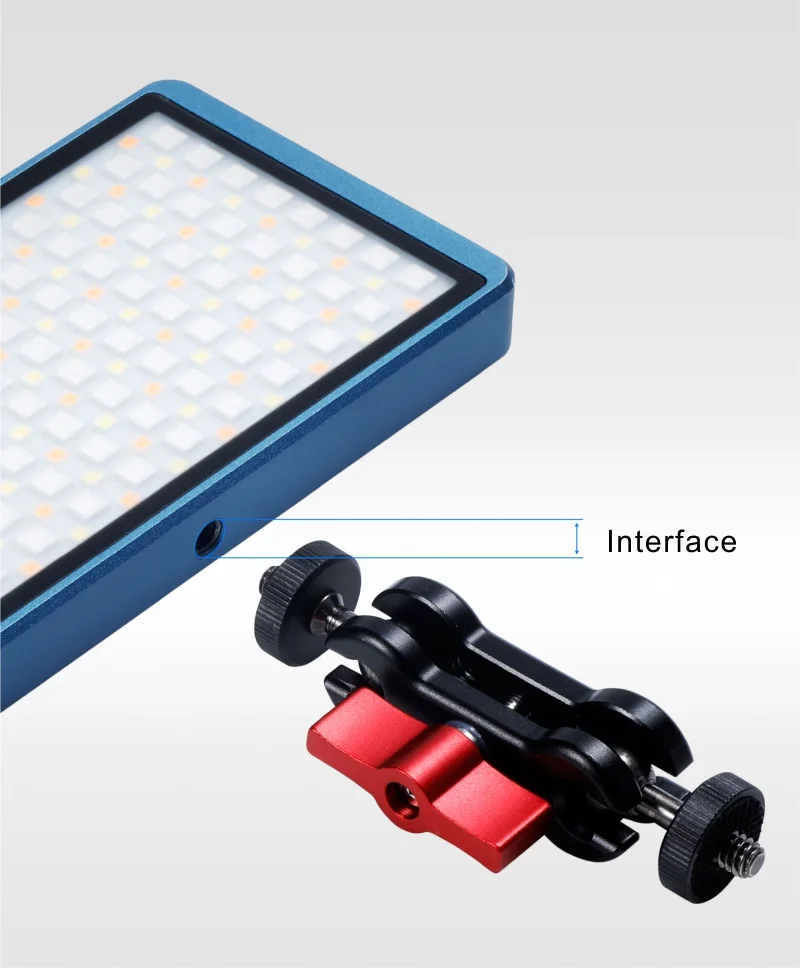 Falcon Eyes F7 RGB LED Video Light+ Softbox and Honeycomb Grid Dimmable ...