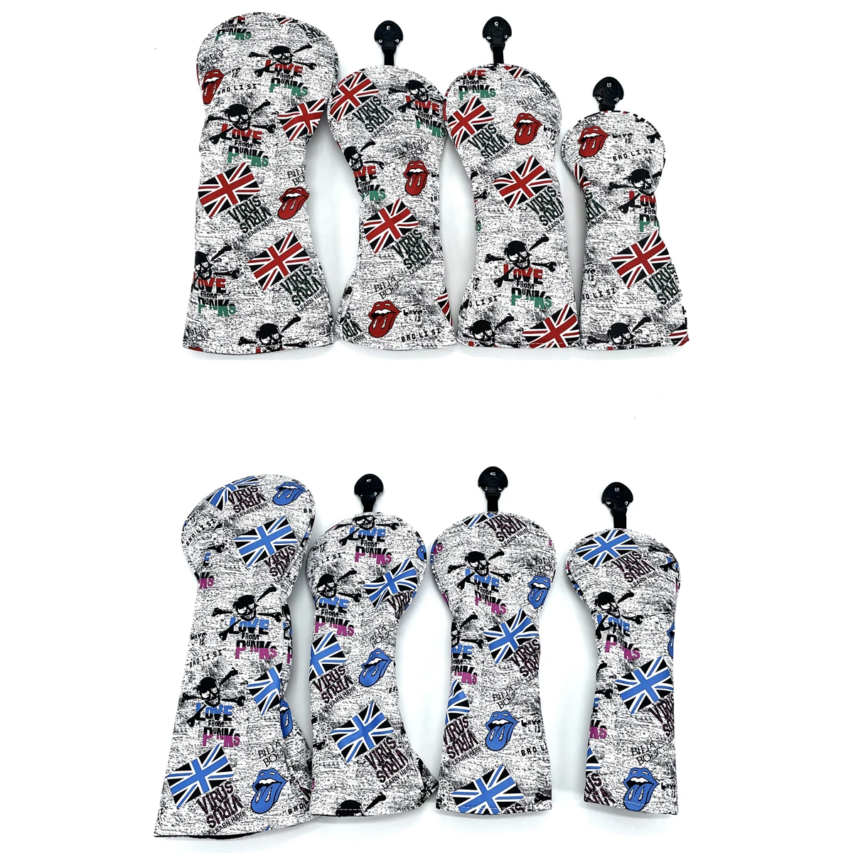 Golf-Head-cover-Driver-Head-Covers-Fairway-Wood-Head-Covers-Hybrid-Head ...