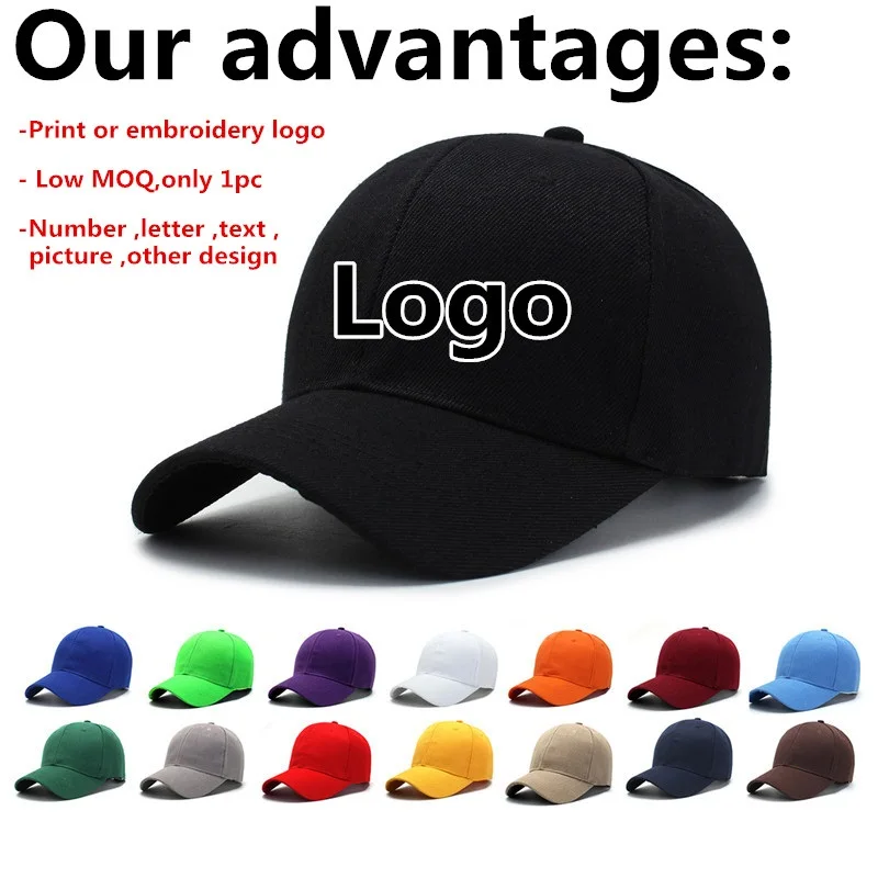 20-Colors-Unisex-casual-sport-hats-with-logo-embroidered-Men-Women ...