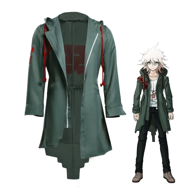 Anime Danganronpa 2 Nagito Komaeda Jacket Cosplay Costumes - AllCosplay.com
