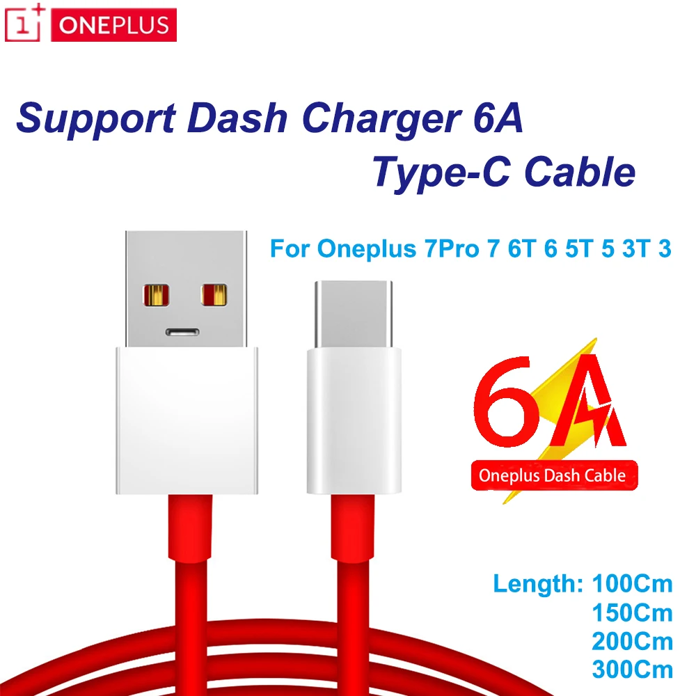 Oneplus – câble de tableau de bord d'origine 6A USB 3.1 type c pour ...