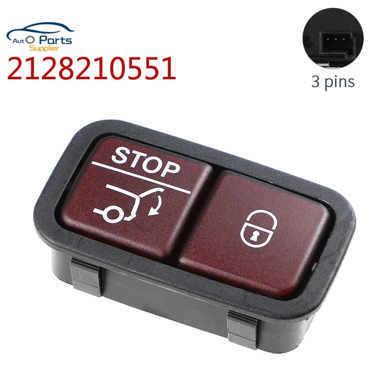 2128210551 Rear Car Light Trunk Release Switch Lock Tailgate Lid Button ...