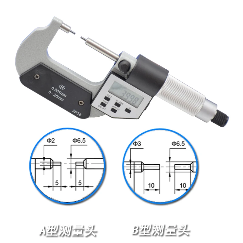 Type-B-Small-measuring-faces-micrometers-0-25-50-75-100-125-150-175mm-1 ...