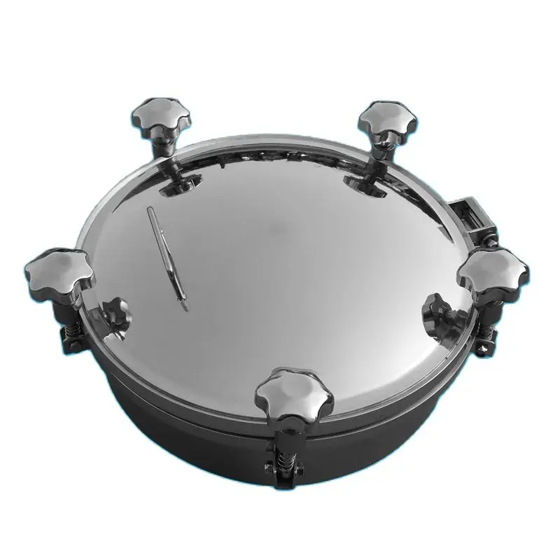 Sanitary 500mm Round Pressure Tank Manhole Cover Stainless Steel ...