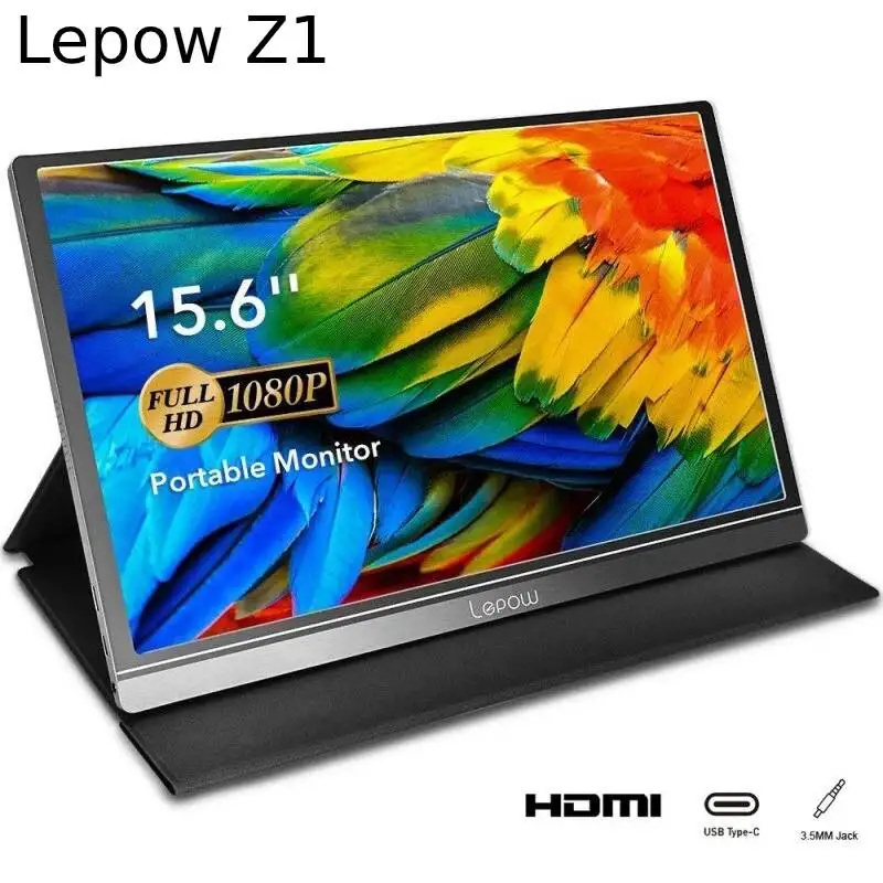 Lepow z1 monitor de computador de 15.6 polegadas 1920*1080 hd ips ...