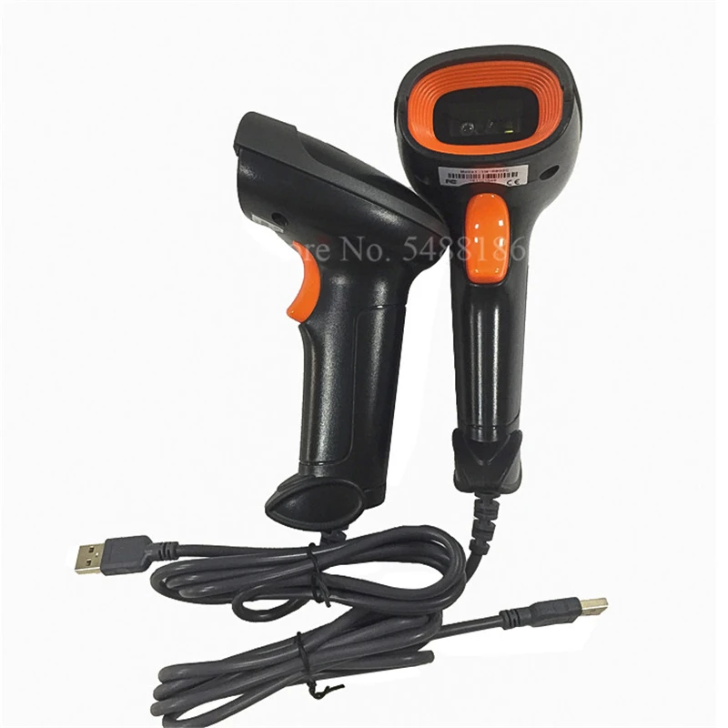 Scanner de codes-barres à lumière rouge 1D-2D, lecteur de codes à ...