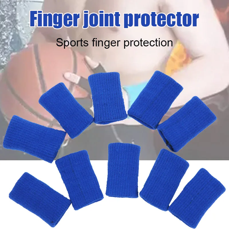5pcs Finger Knuckles Protectors Finger Protection Sheath Sleeve Brace ...