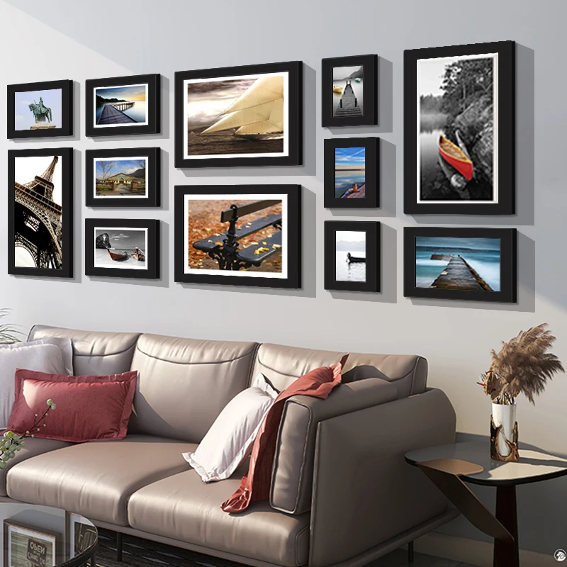 Photo Frames Design On Wall