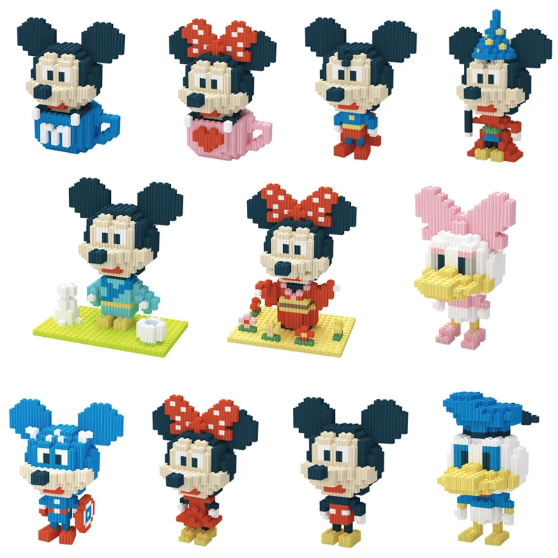 Disney Magic Building Blocks Mickey Mouse Minnie Model Connection ...