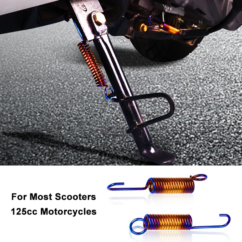 Universal 125cc Motorcycle Scooter Kickstand Side Stand Spring For ...