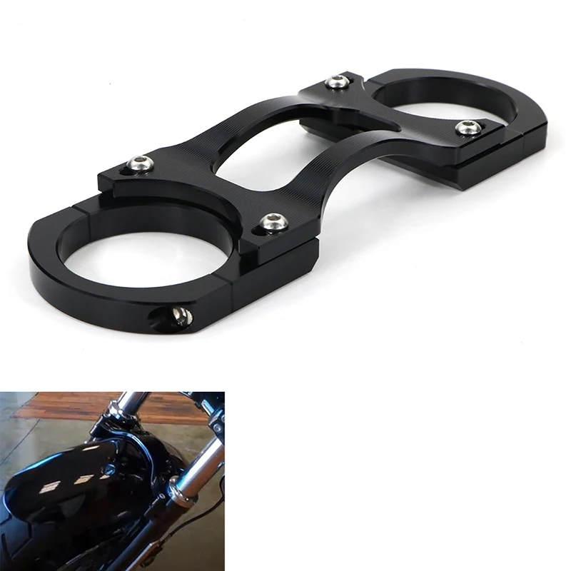 Motorcycle-Front-Fork-Stabilizer-Fork-Brace-Aftermarket-Fit-For-Harley ...
