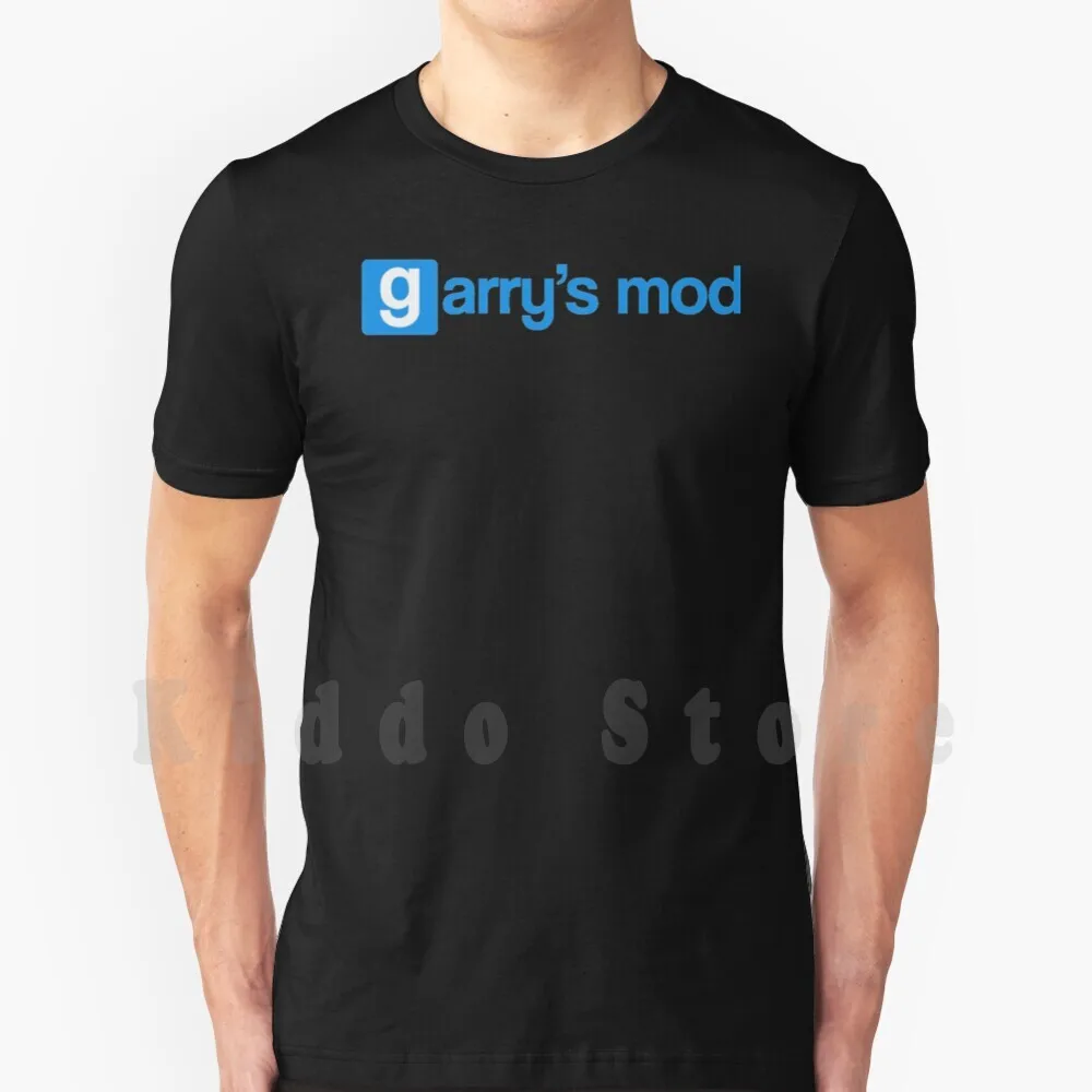 Garry-S-Mod-Official-Game-Logo-T-Shirt-Cotton-Men-Diy-Print-Cool-Tee ...