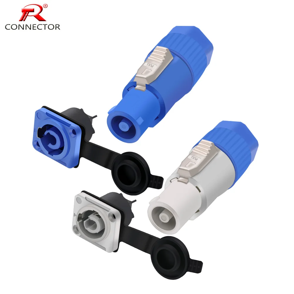 Female Powercon Power Connector | Connector Powercon Nac3fca 20a - 1set ...