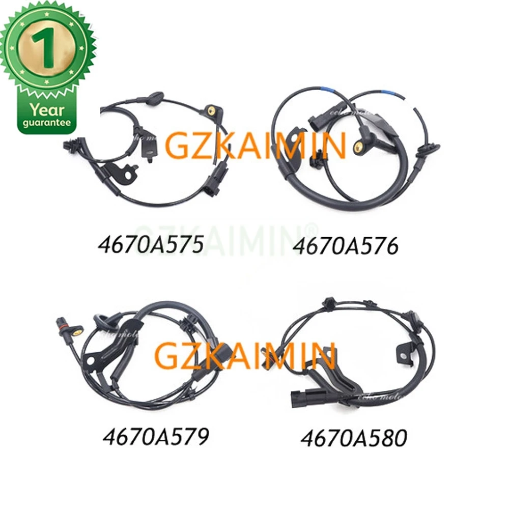 Juego de 4 sensores de velocidad de rueda ABS delanteros y traseros ...