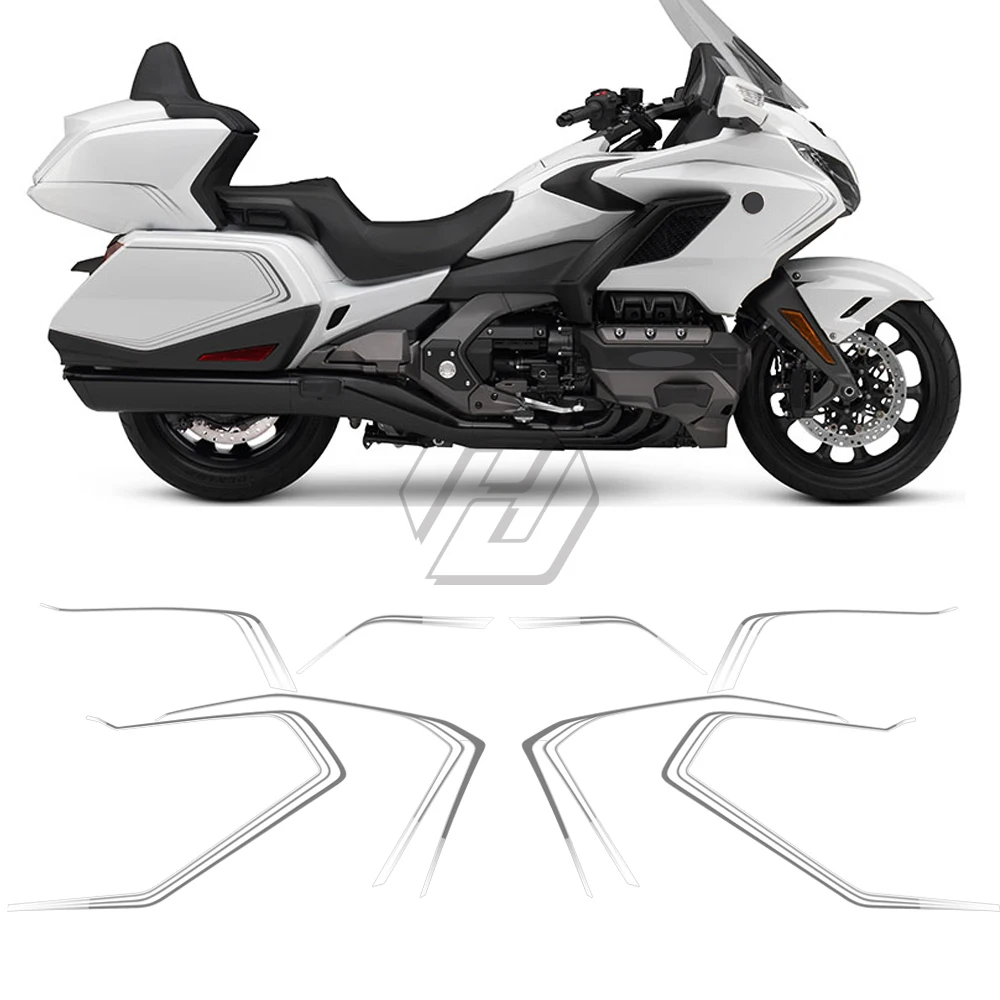Motorcycle Touring Graphic Decal Kit Case For Honda Goldwing Gl1800 ...