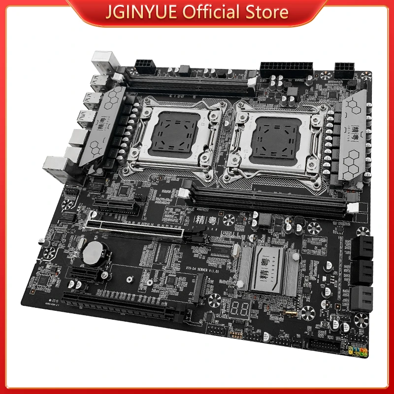 Jginyue X79 Dual Cpu Motherboard Lga 2011 Supports Xeon E5 V1 V2 Cpu ...