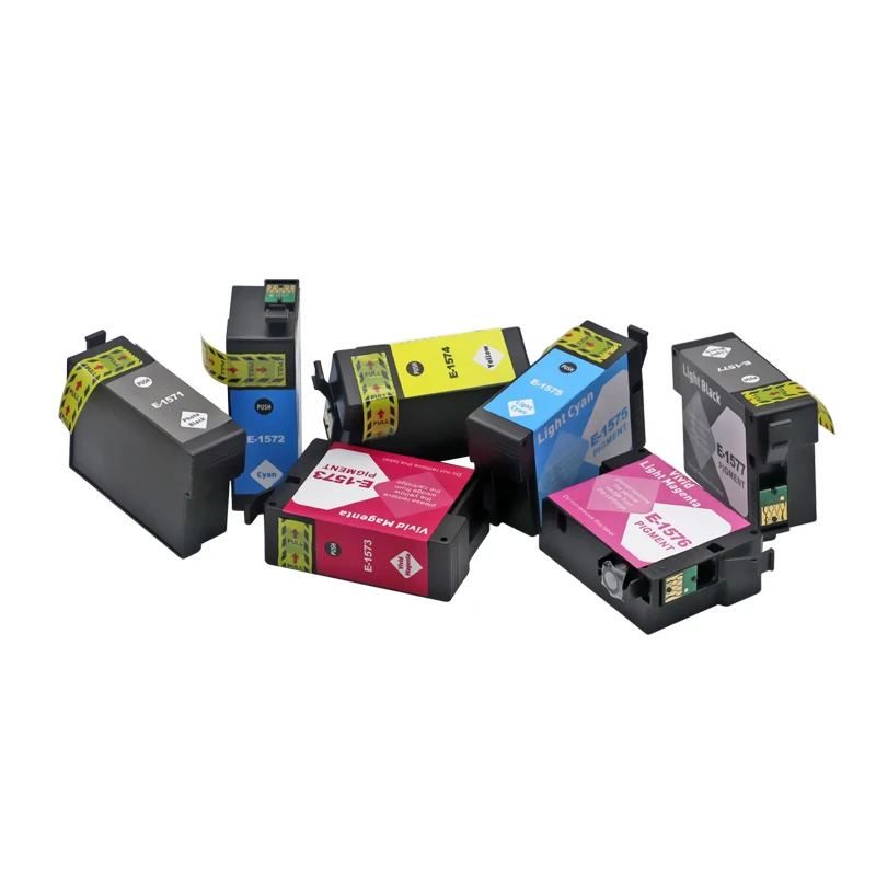 9 Colors Compatible Ink CartridgeT1571 T1579 with Chip for EPSON STYLUS ...