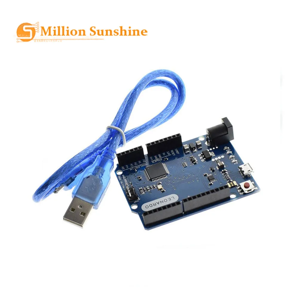 Leonardo R3 Microcontroller Atmega32u4 Development Board With Usb Cable