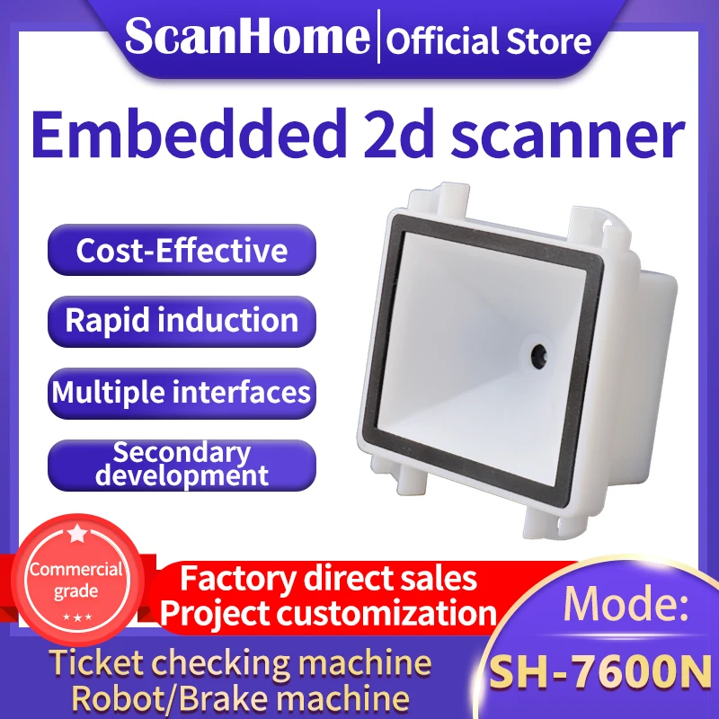 Scanhome 1d 2d Cmos Qr Barcode Scanner Module Embedded Barcode Scanner ...