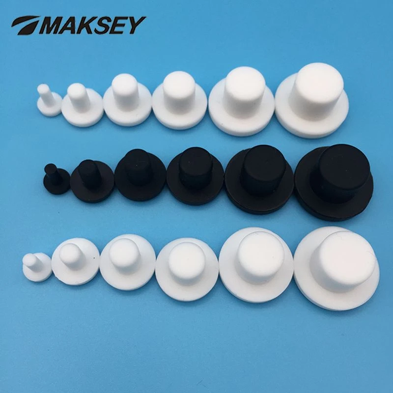 Maksey Rubber Feet Silicone Rubber Button Hole Caps Silicone T Type ...