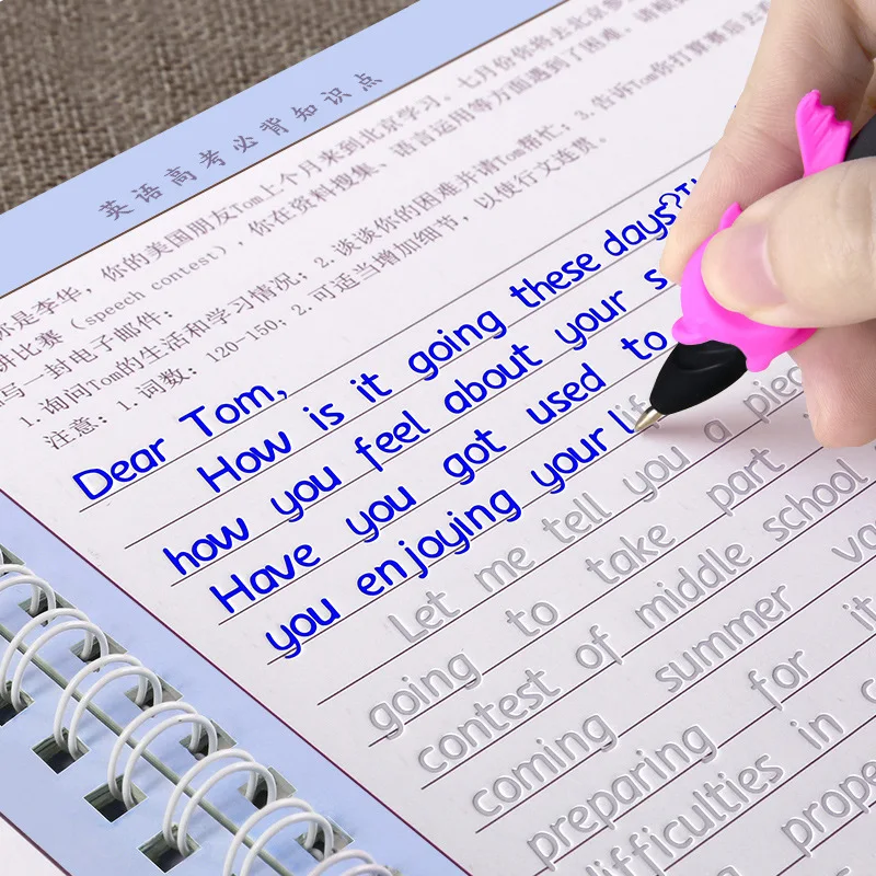 Cuaderno de práctica para copiar caligrafía inglesa cuaderno de ...