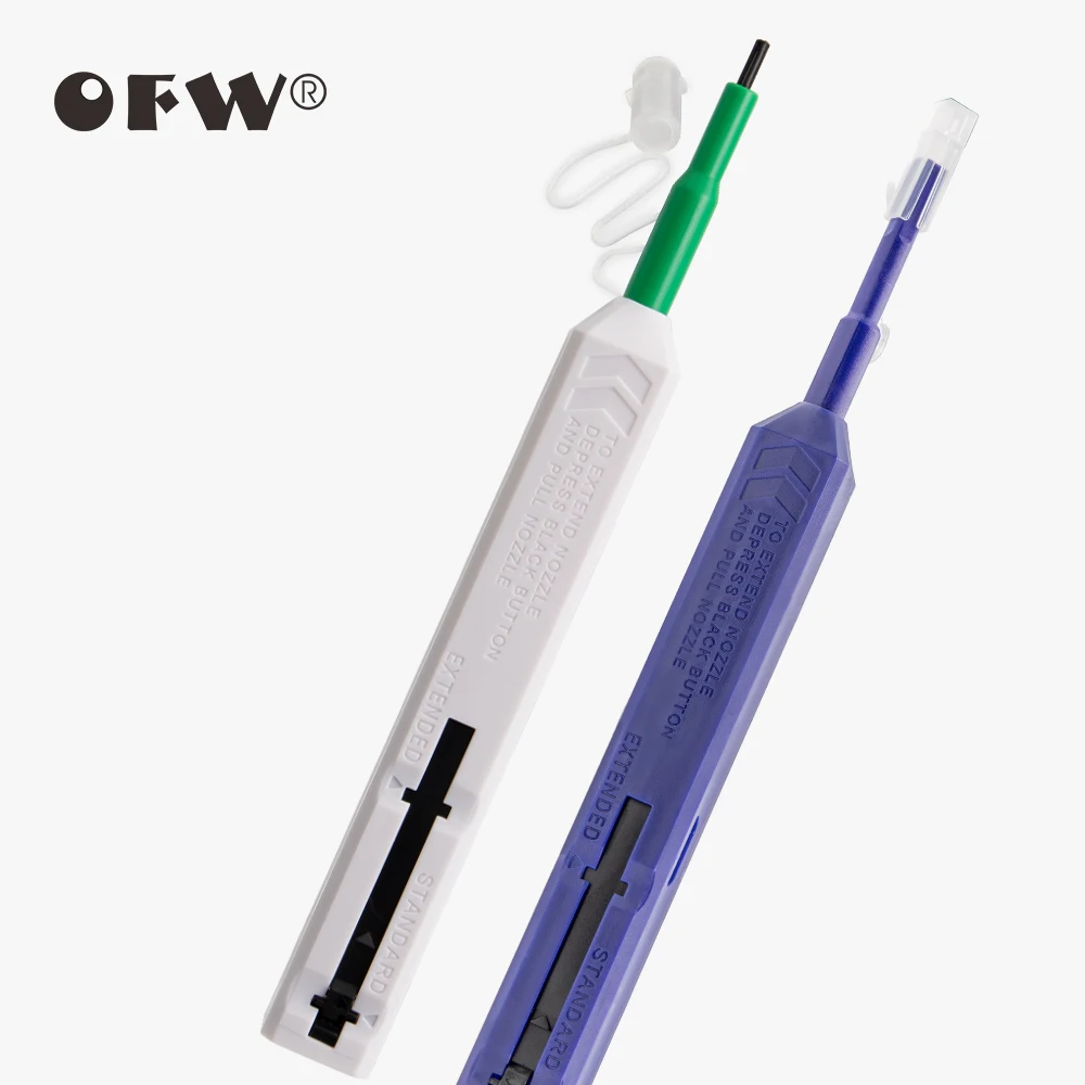 2PCS/lot FTTH Optical Fiber Cleaner Pen Type 2.5mm/1.25mm LC FC SC ST ...